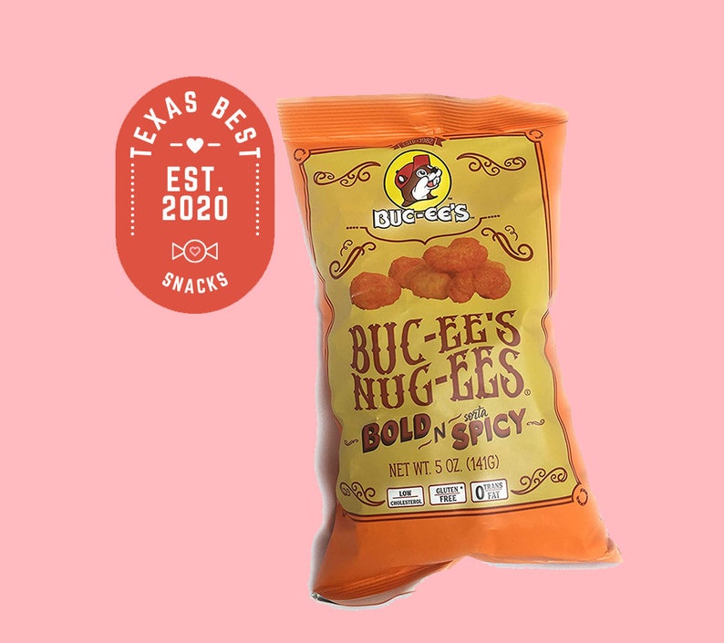 Buc-ees Nug-ee's, Bold N Sorta Spicy, Snacks, Texas Snacks 1 Package - Etsy
