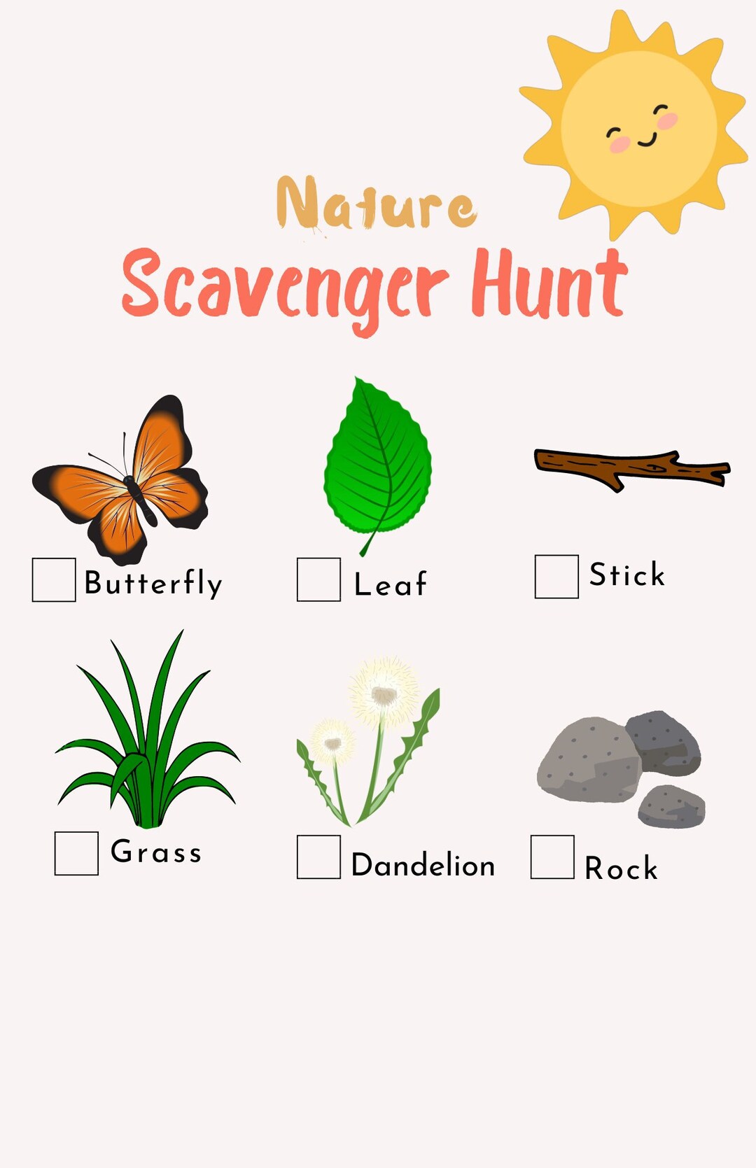 Scavenger Hunt for Little Ones! - Etsy