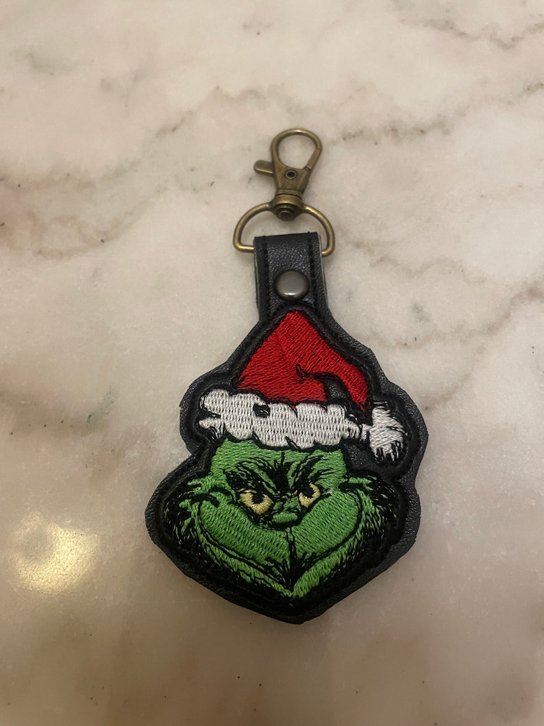 Mr. Grinch Key Fob - Etsy