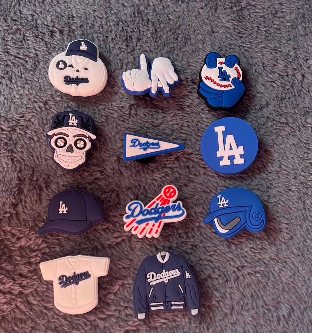 LA Dodgers Croc Charms - Etsy