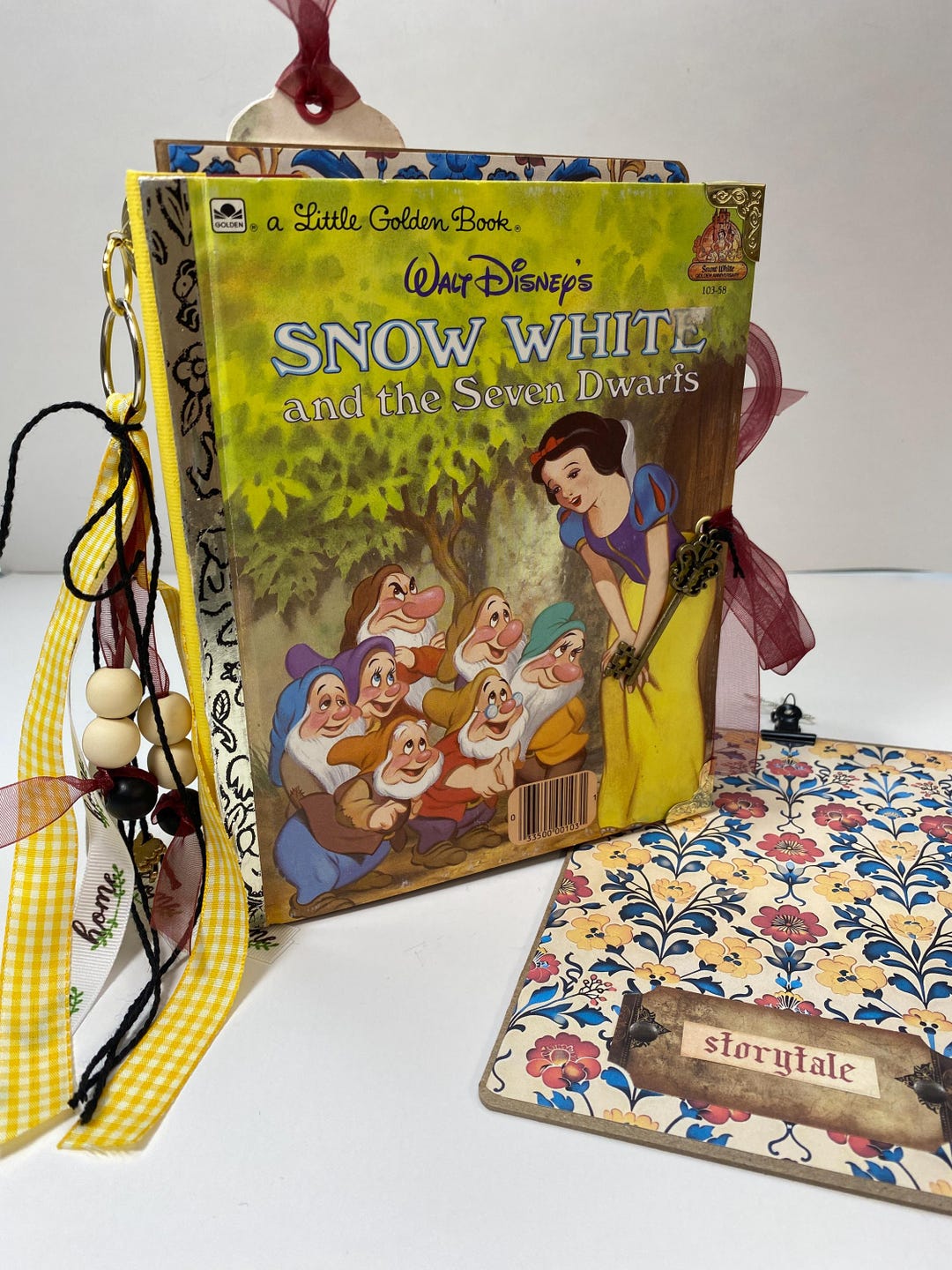 Snow White Junk Journal, Handmade Junk Journal, Disney Little Golden ...