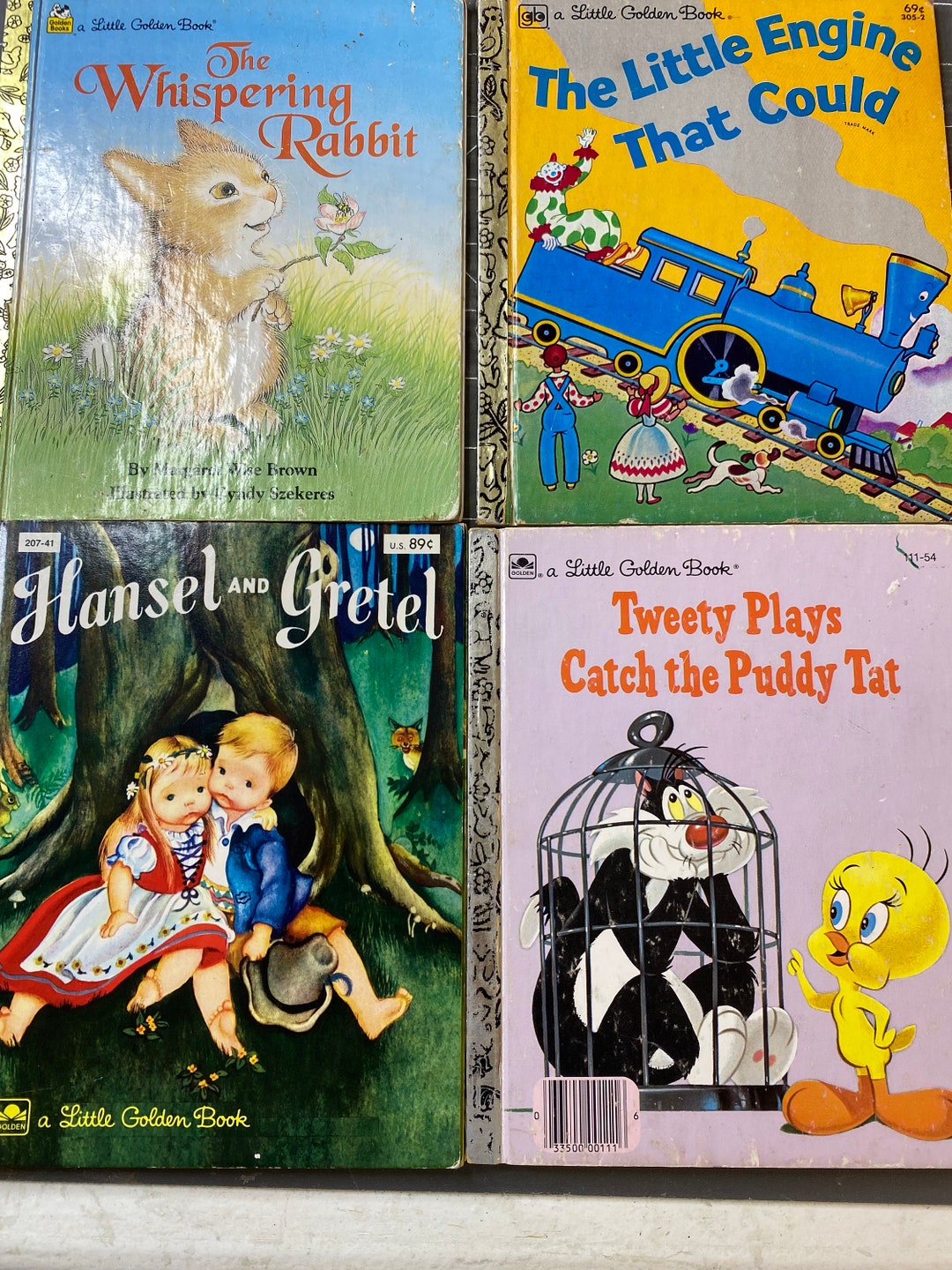 Vintage Little Golden Book Collection Hansel and Gretel, Tweety Play ...