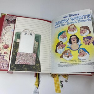 Snow White Junk Journal, Handmade Junk Journal, Disney Little Golden ...