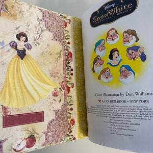 Snow White Junk Journal, Handmade Junk Journal, Disney Little Golden ...