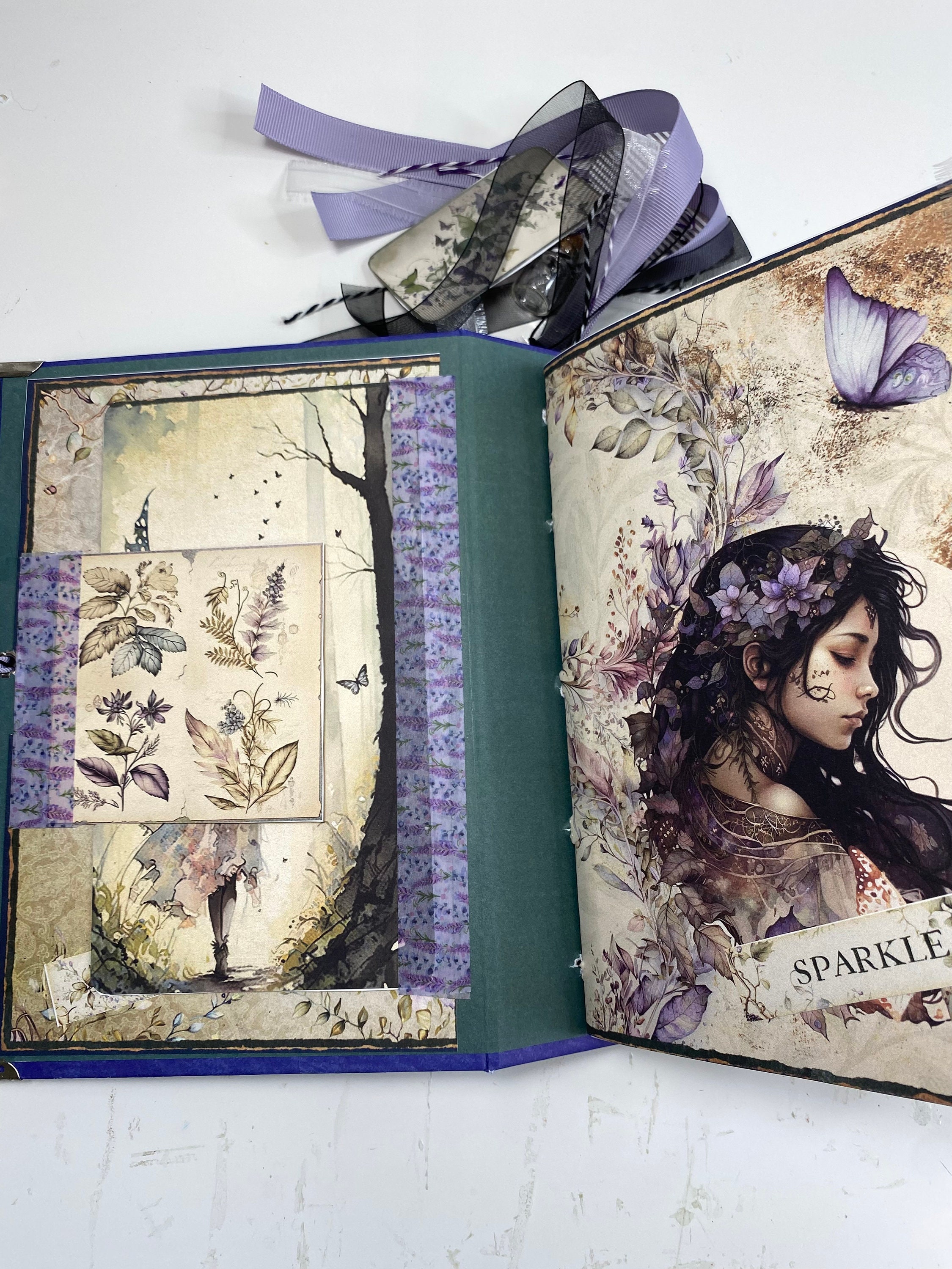 Fairy Junk Journal, Queen Fairy Nature Junk Journal, Handmade Journal ...