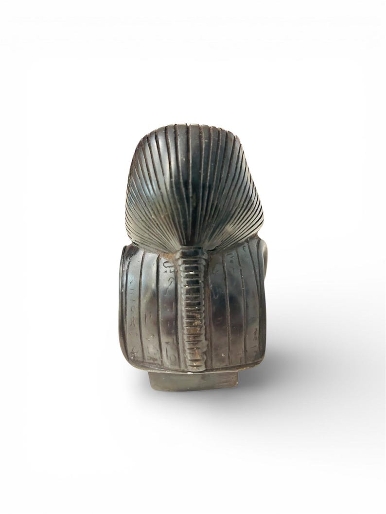 Vintage King Tut Bust | Metallic Resin Pharaoh Statue - Etsy