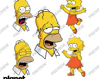 Homer Simpsons Vector - Etsy