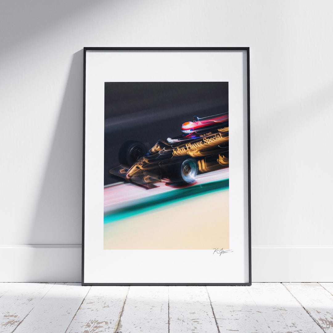 Framed Formula 1 Racing Print: Vintage Grand Prix Car Artwork - Etsy