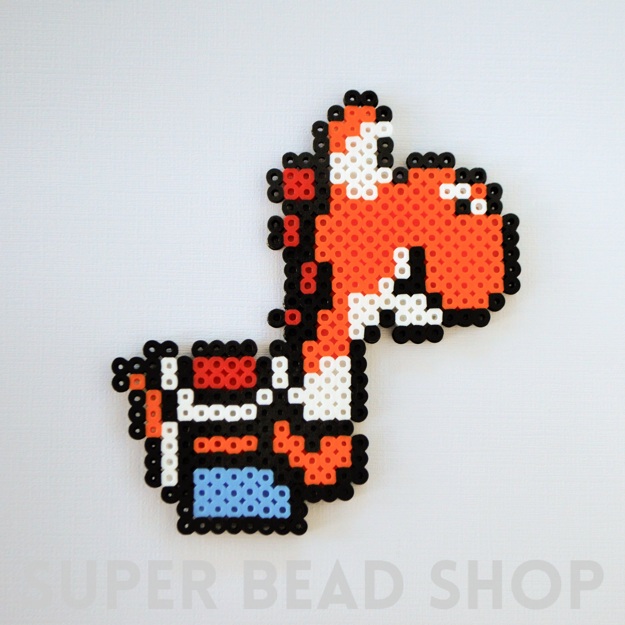 Yoshi, Perler Beads, Mario, bead sprite, pixel art, perler bead art ...