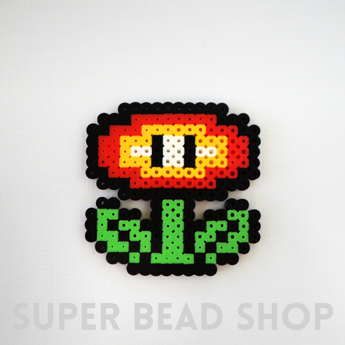 Super Mario Fire Flower Perler Pixel Art - Etsy