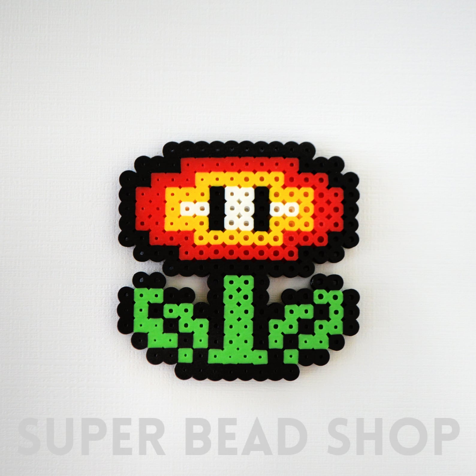 Super Mario Fire Flower Perler Pixel Art - Etsy
