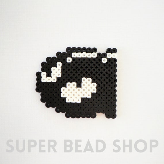 Super Mario Bullet Bill Perler Pixel Art - Etsy