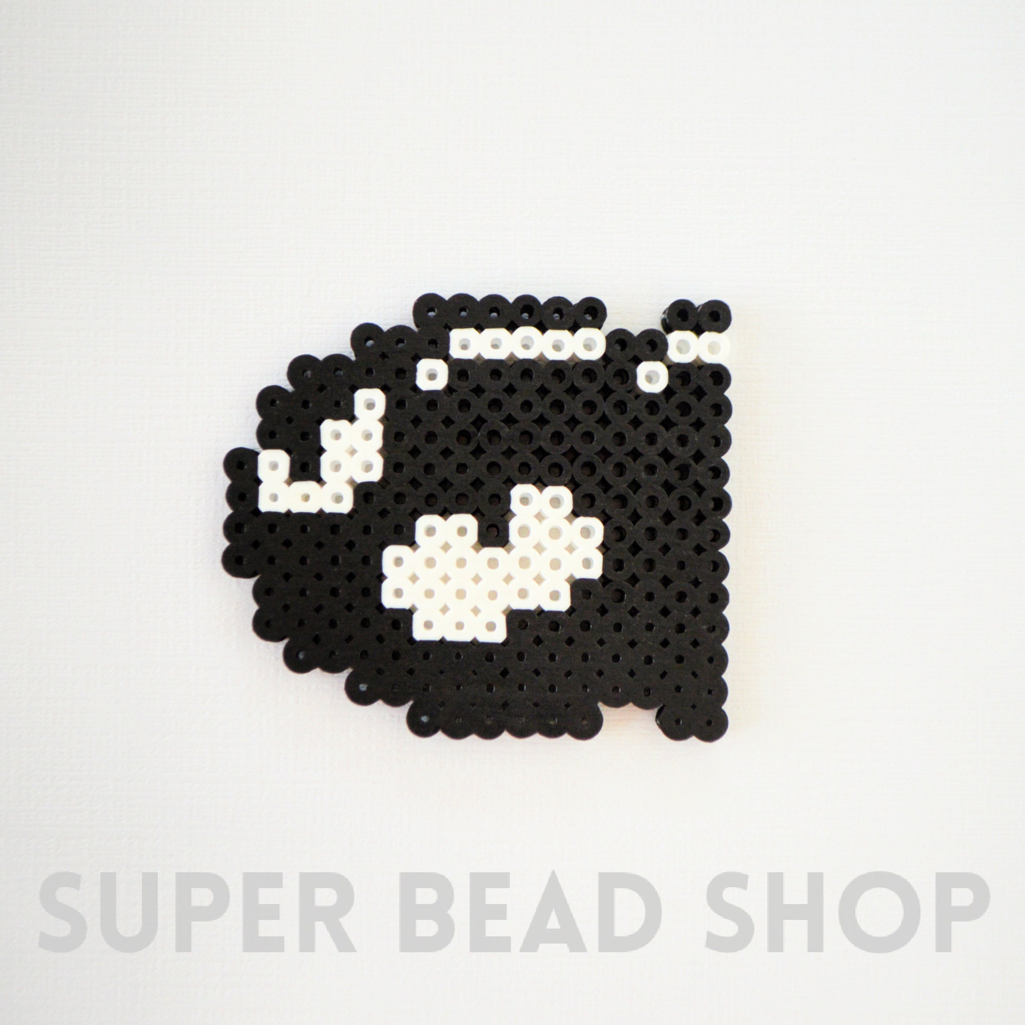 Super Mario Bullet Bill Perler Pixel Art - Etsy