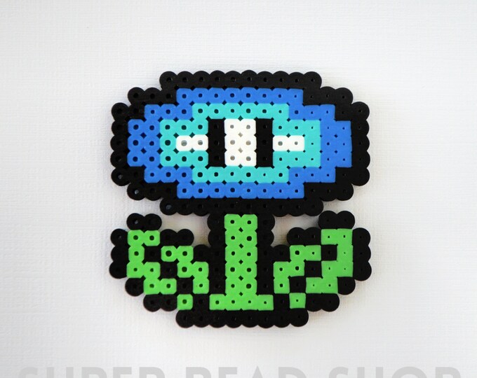 Super Mario Ice Flower Perler Pixel Art - Etsy