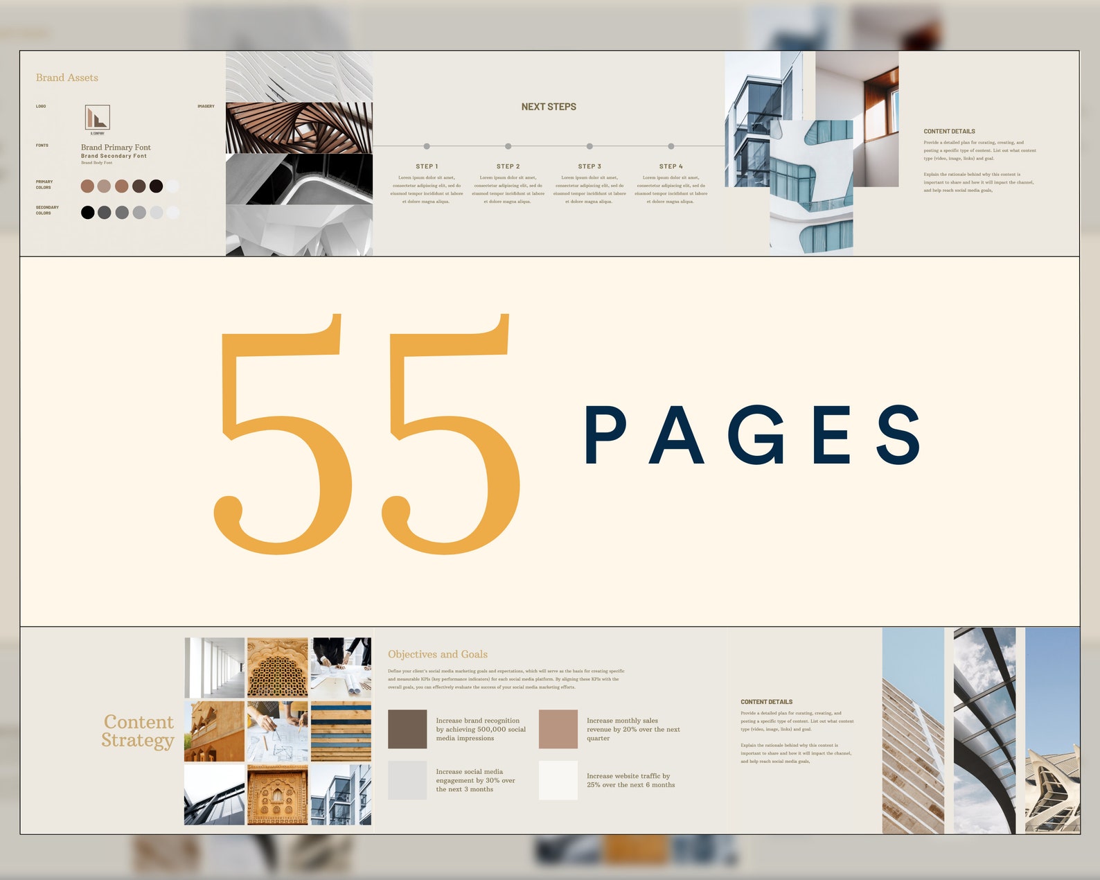 Social Media Strategy Template Designed in Canva Social - Etsy