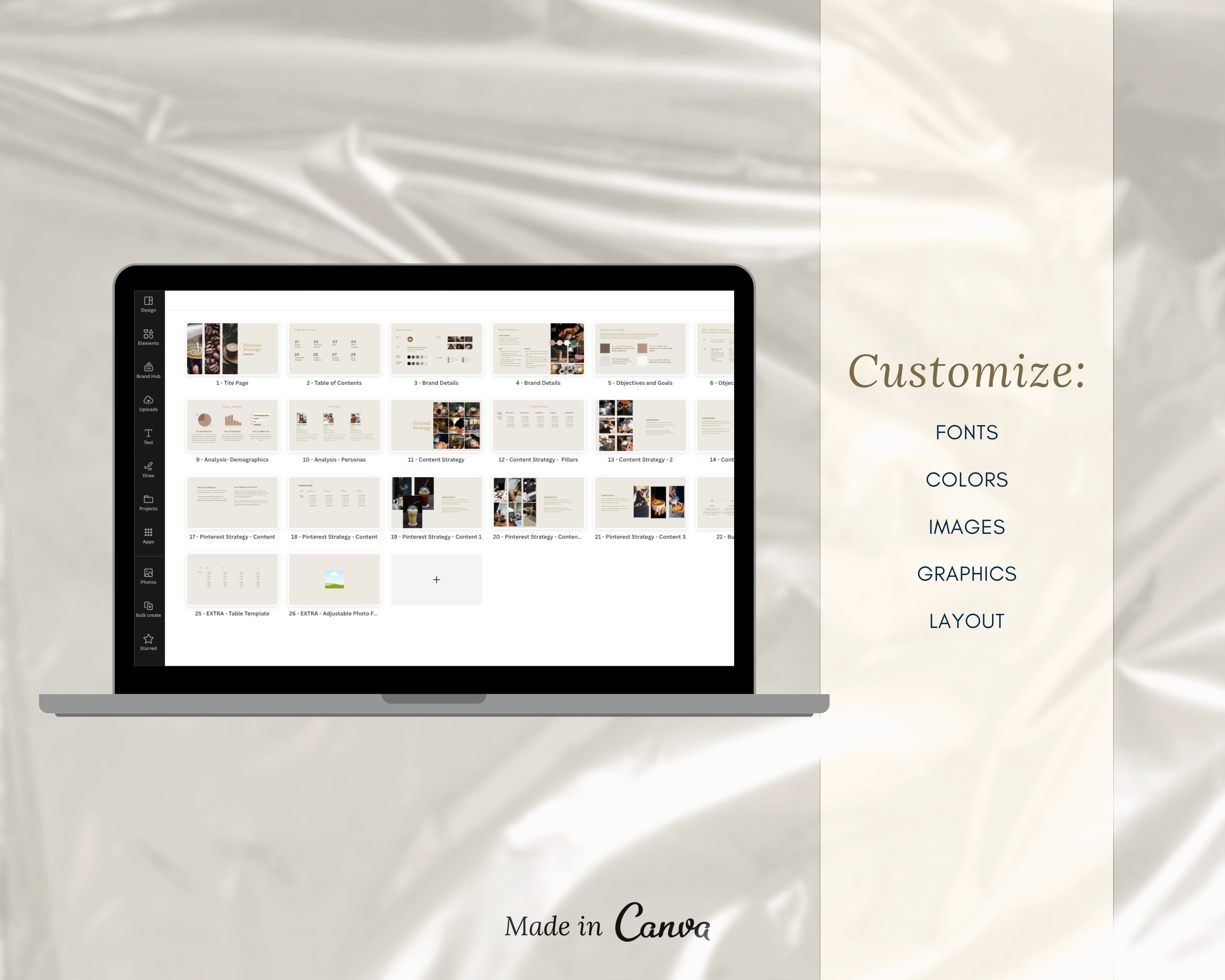 Social Media Analytics Report Template Canva Template - Etsy