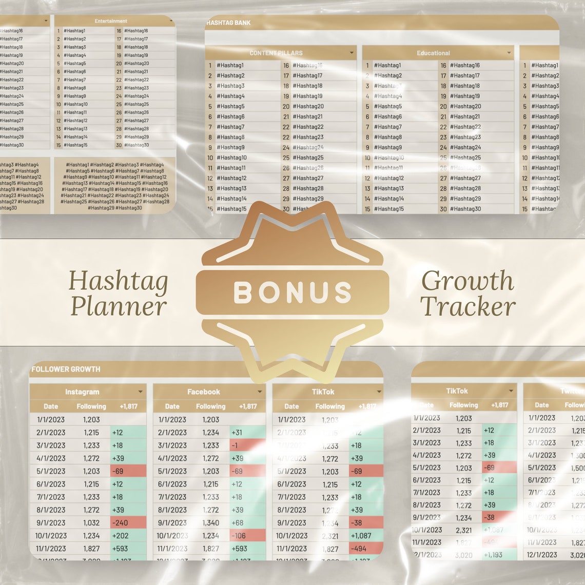 Social Media Content Calendar Template Excel Spreadsheet Social Media ...