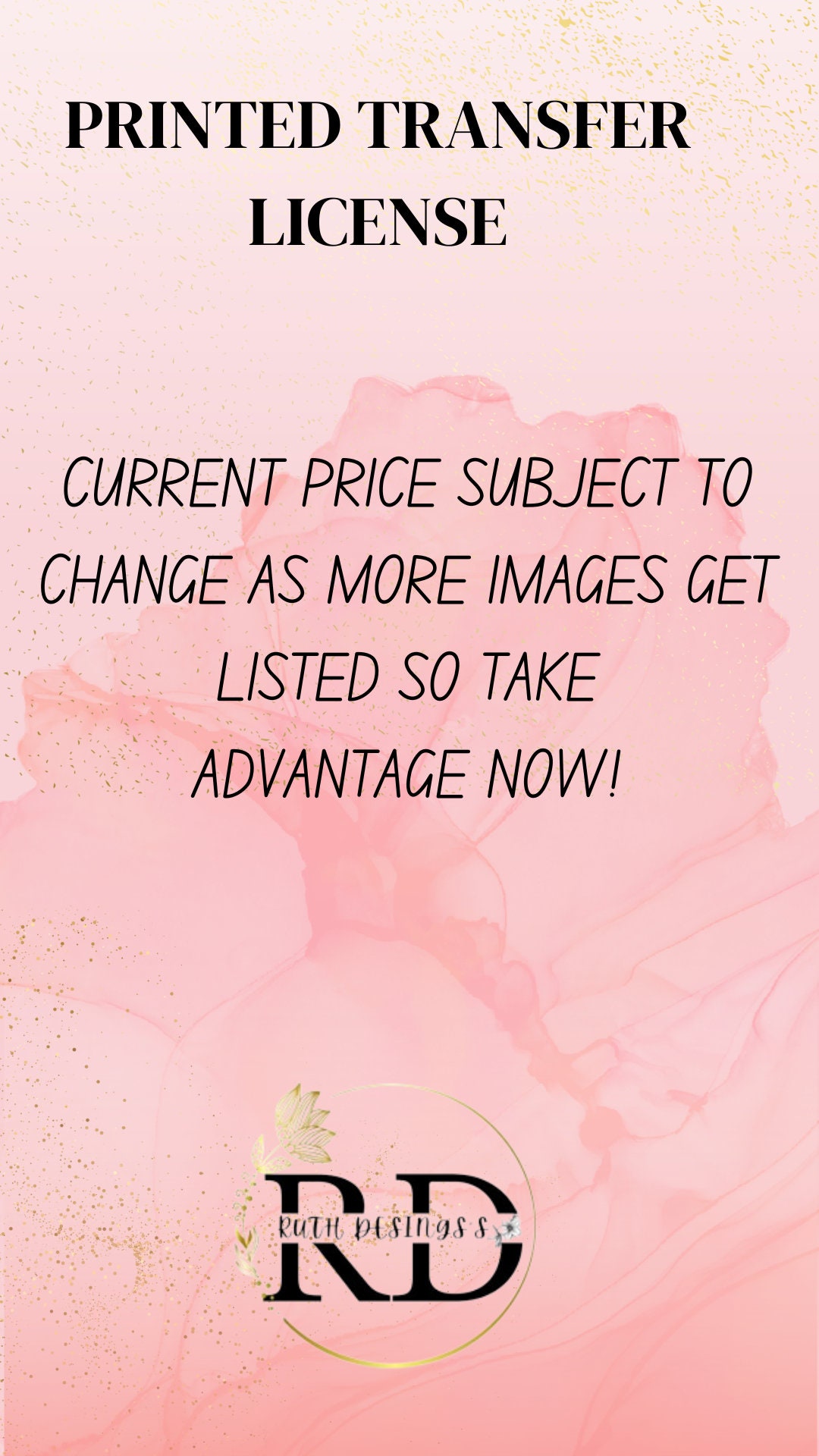 Printed Transfers License for Bundles - Etsy