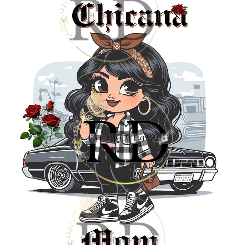 Chicana Art Png - Etsy