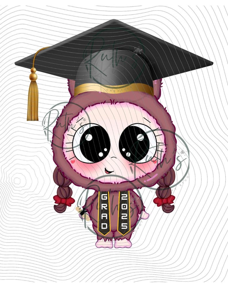 Labubu Graduation PNG / Labubu Graduation Day Topper for Bouquets and ...