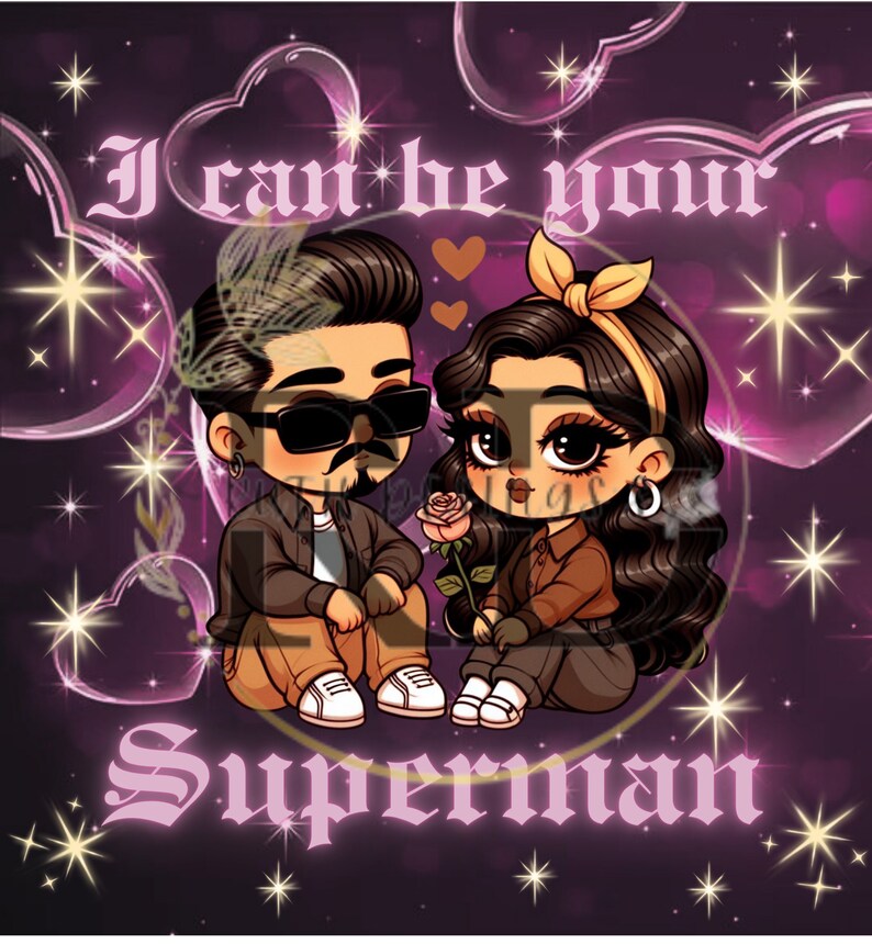 Chicano Love Couple Designs Style Design Cute Couples For Valentines Etsy