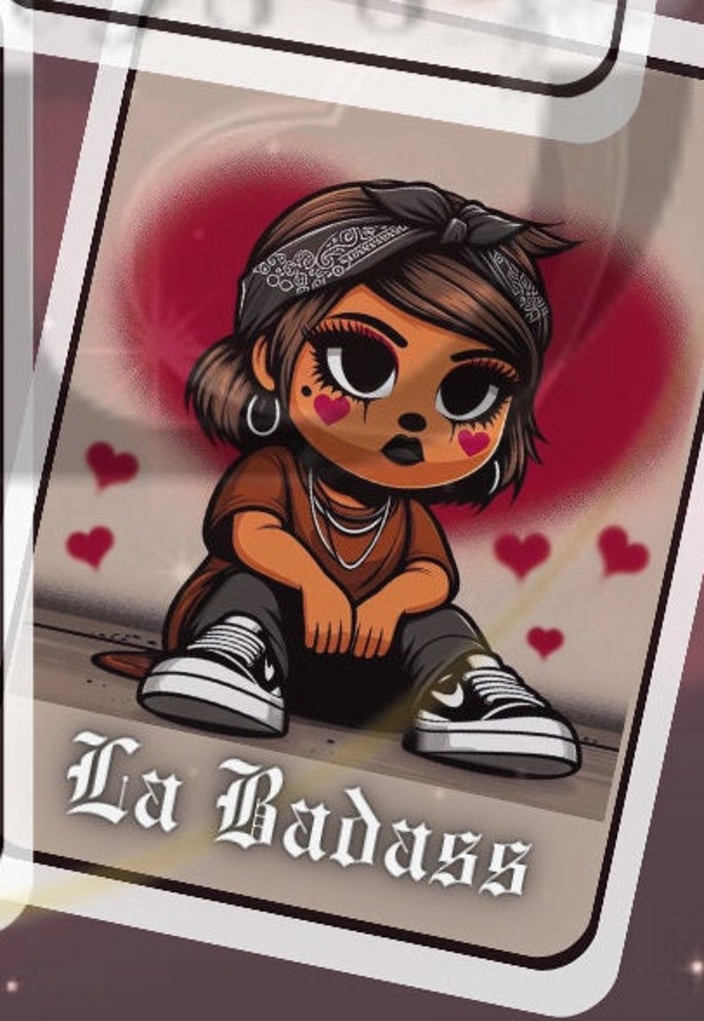 Chicana Loteria Style PNG Designs for Sublimation (digital Download) - Etsy