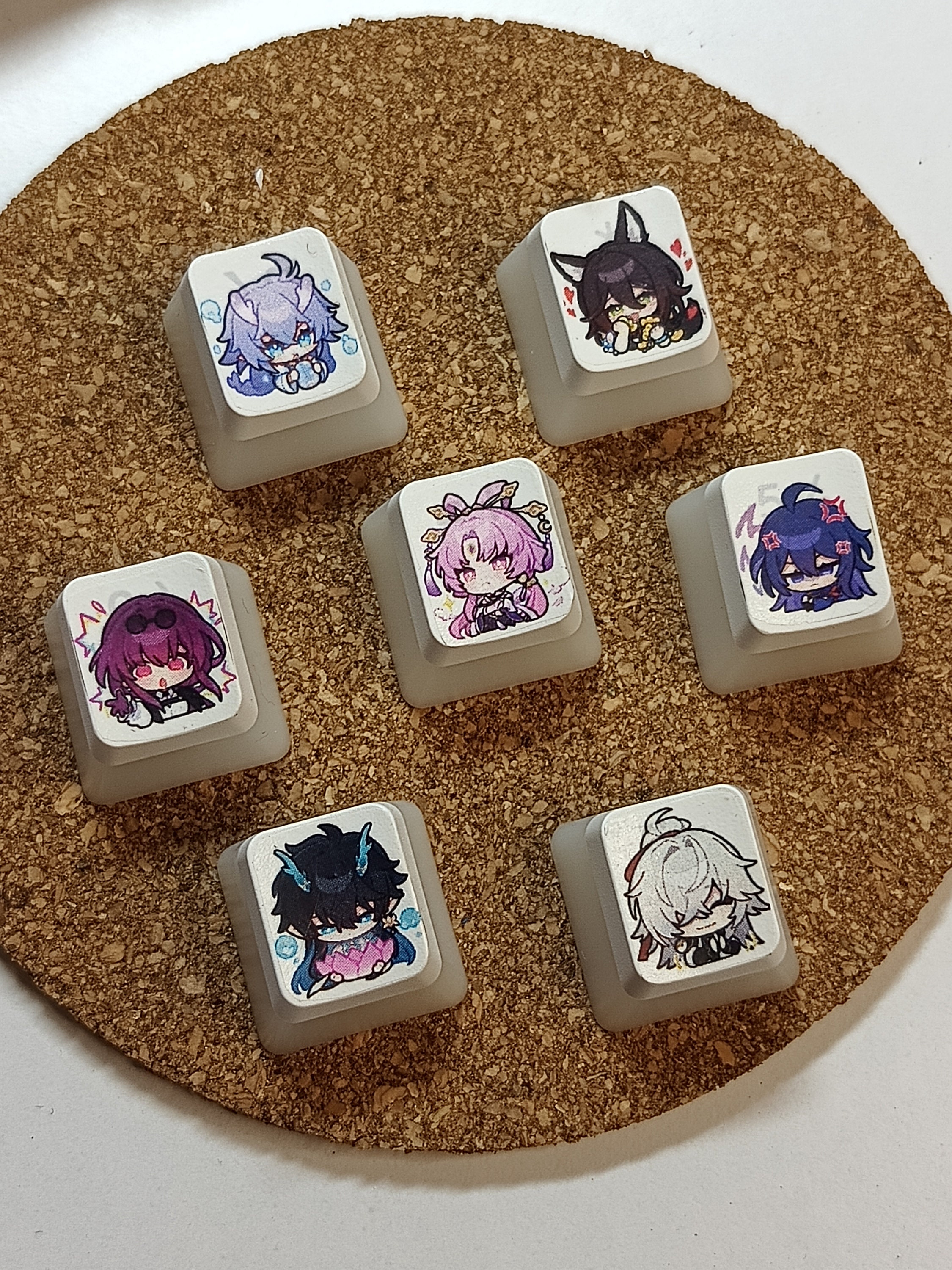 Honkai Star Rail Custom Keycap HSR Decal Keys Artisan Keycap - Etsy