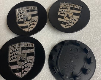 Black Porsche Center Caps - Etsy