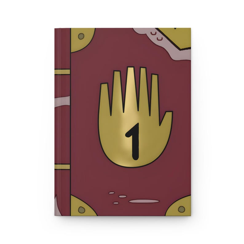 Gravity Falls Diary 1 Hardcover Journal: Vibrant Cartoon Cosplay ...