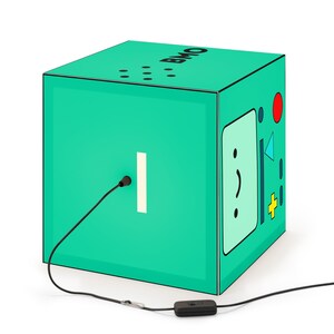 Adventure Time Bmo Cute Light Cube Lamp, Fan Art Design Cartoon Network ...