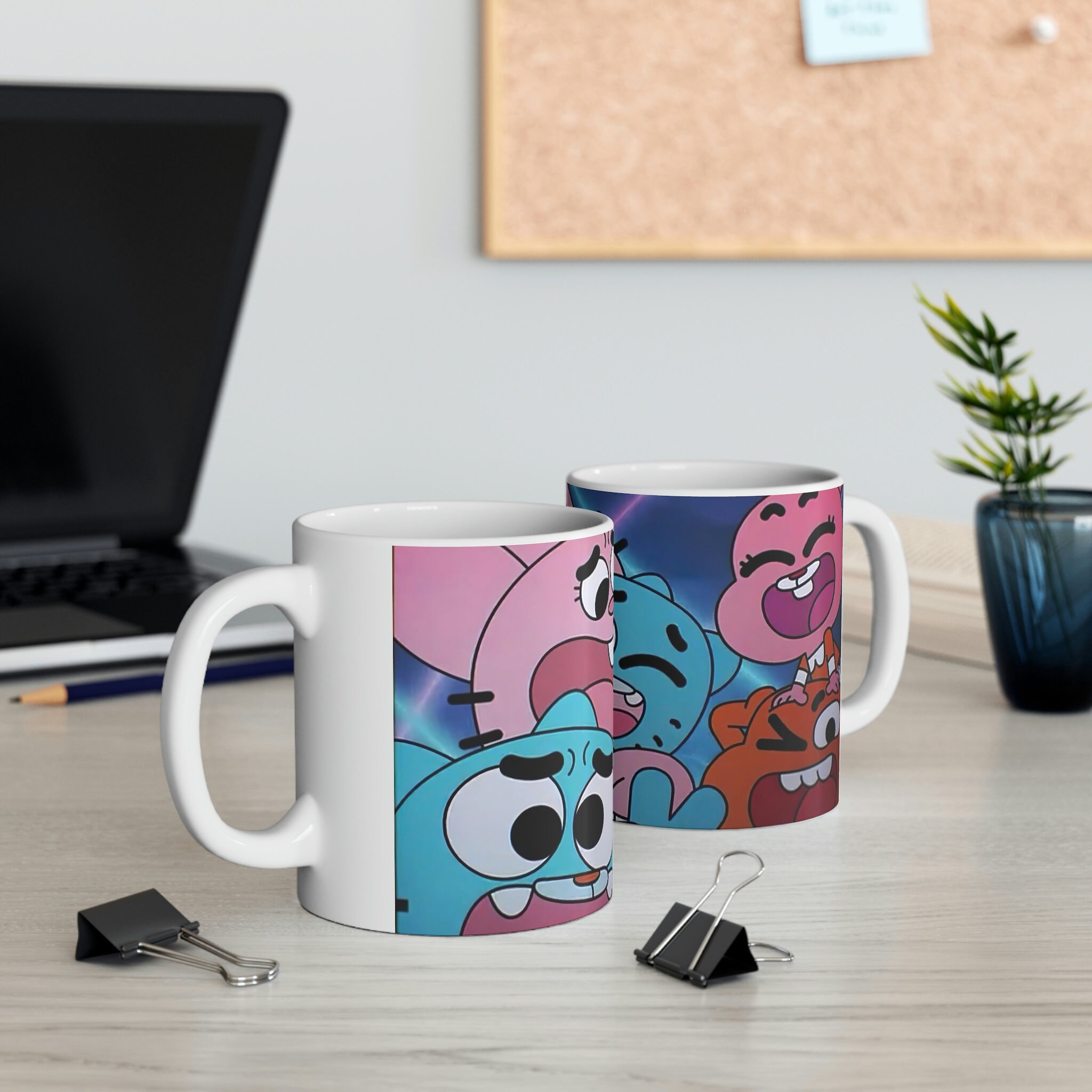 The Amazing World of Gumball Ceramic 11oz Mug, Cute Family Gift ...