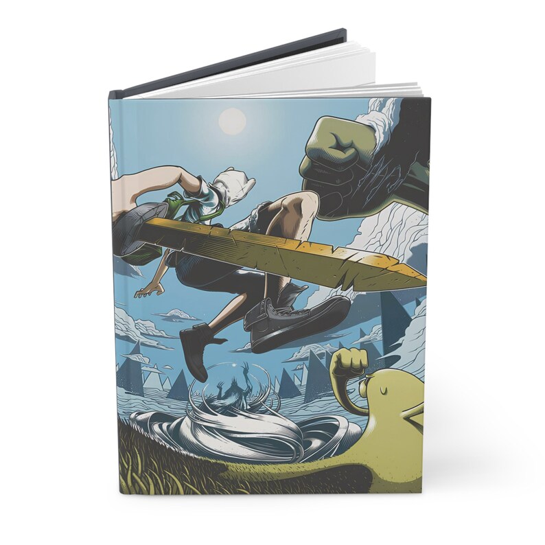 Adventure Time Back to School Journal Hardcover, Custom Finn and Jake ...