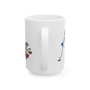 Regular Show Mordecai and Rigby Ceramic Mug - 11oz & 15oz Cartoon ...
