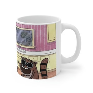 Regular Show Mug Mordecai and Rigby Funny Mug, Best Friends Gift ...