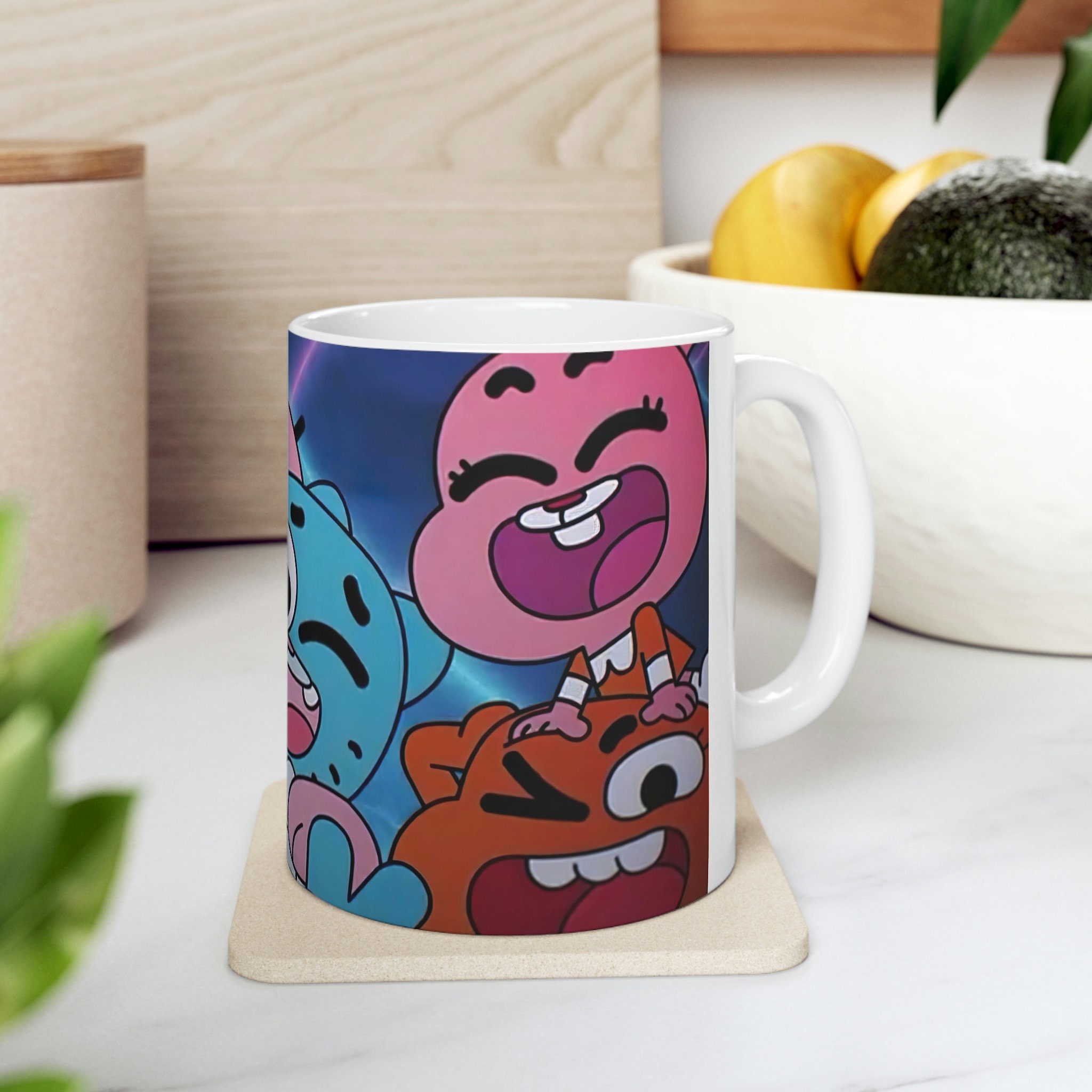 The Amazing World of Gumball Ceramic 11oz Mug, Cute Family Gift ...