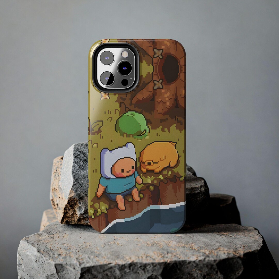 Adventure Time Finn and Jake Pixel Art Tough Phone Cases - Custom ...