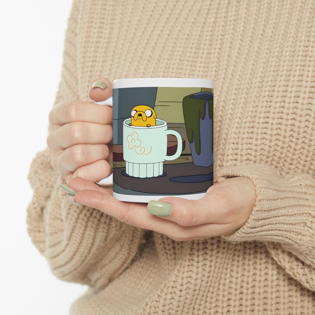Adventure Time Mug Jake the Dog Finn Ceramic Cup, 11oz,15oz Cartoon ...