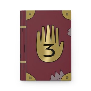 Gravity Falls Journal 3: Personalized Cartoon Matte Notebook Gifts ...