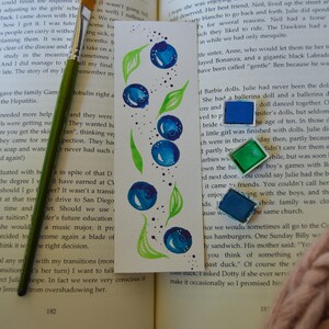 Set of 3 Hand-painted Fruit Watercolor Bookmarks - Etsy