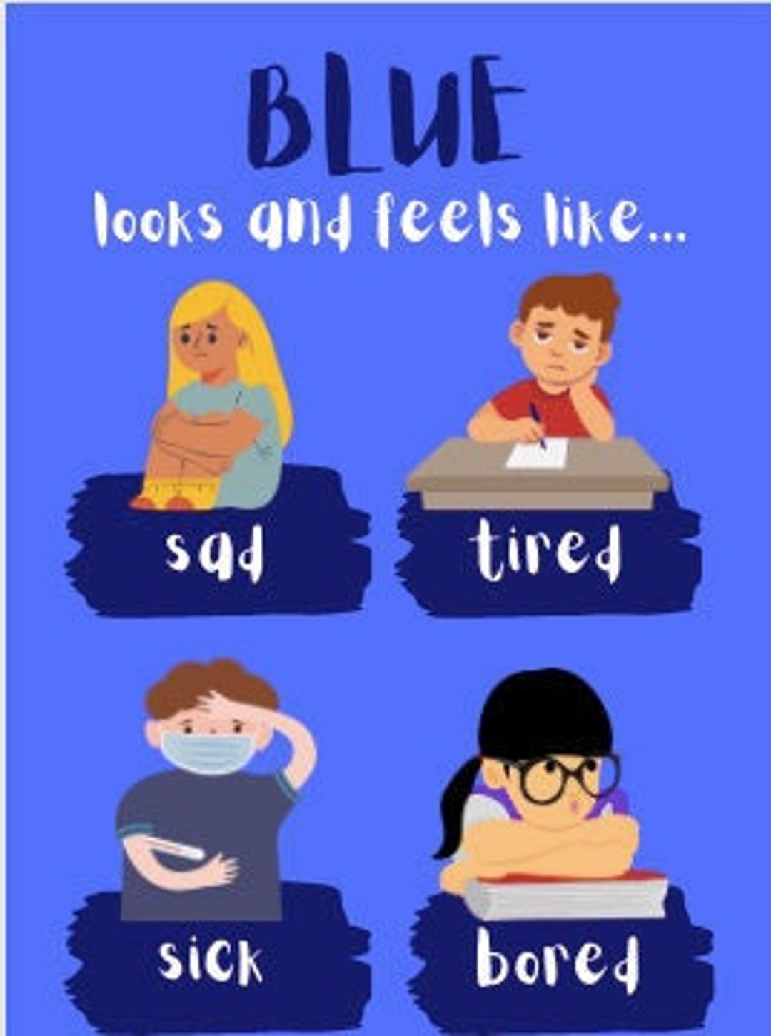 Self-regulation Visual Aid Poster - Etsy