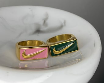 Nike Pink Ring - Etsy