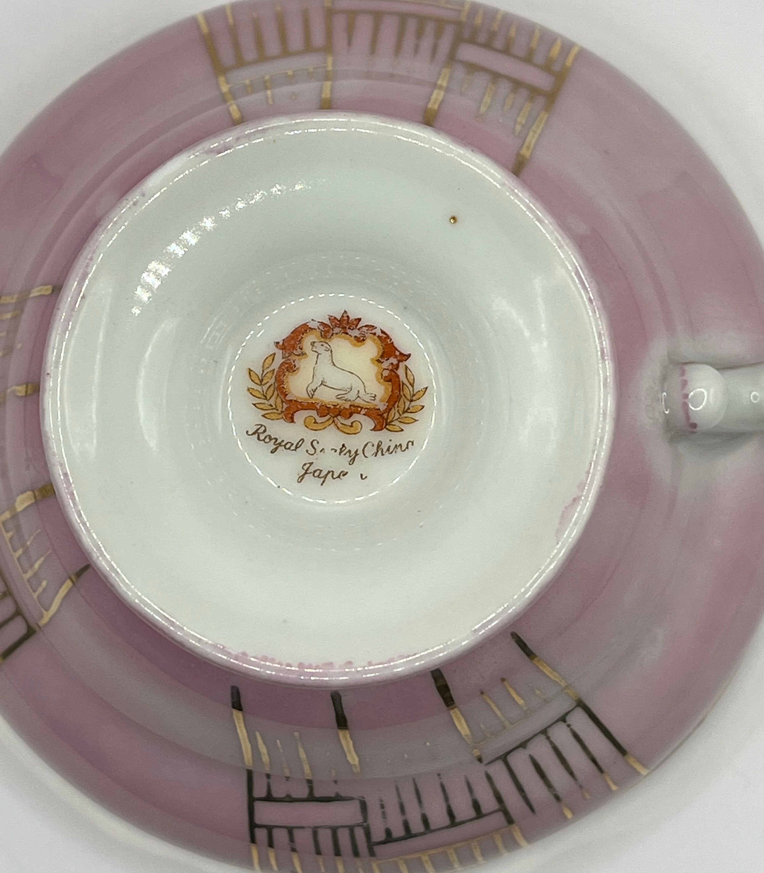 Royal Sealy Lusterware China Made in Japan Cup and Saucer - Etsy