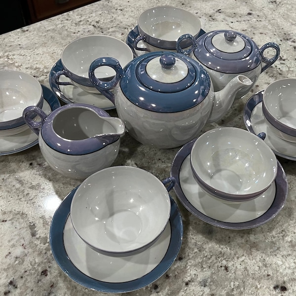Lusterware Tea Set - Etsy