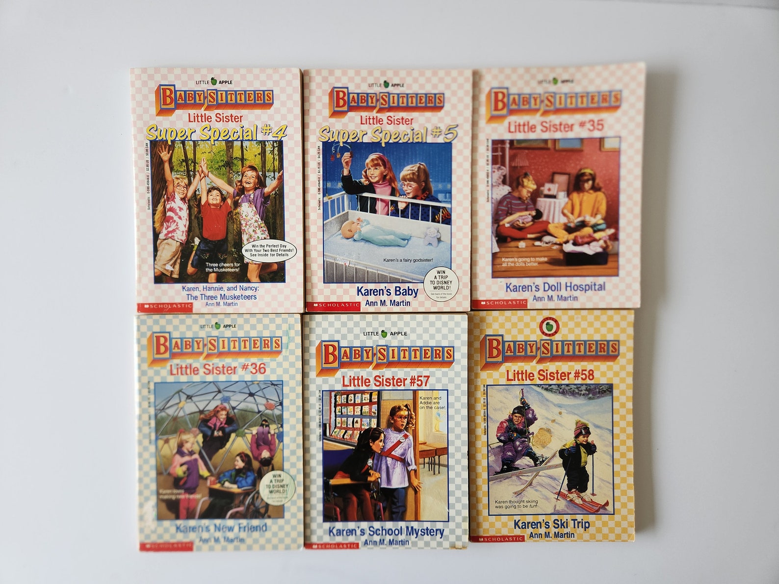 Babysitters Little Sister Books Set of 6 - Etsy