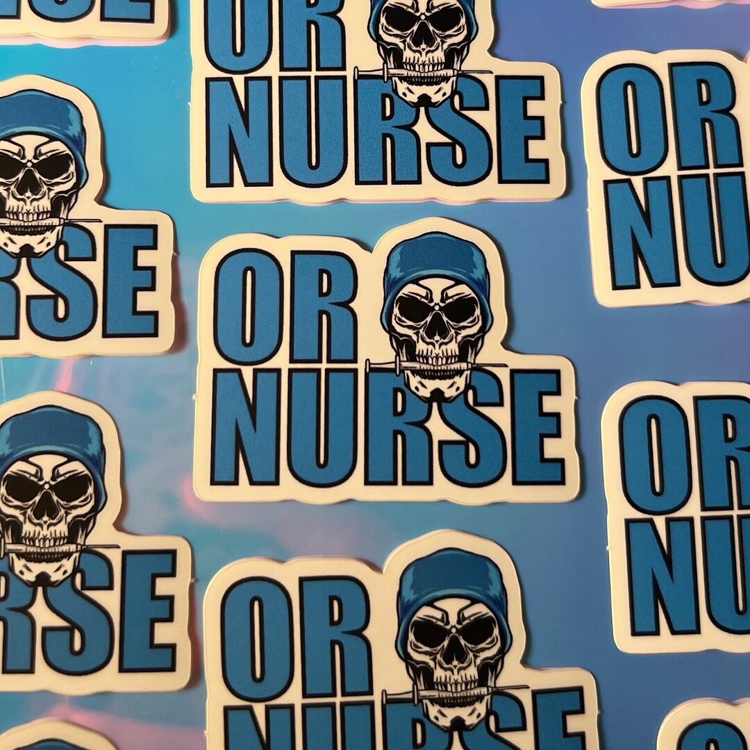 Mini Nurse Sticker | Healthcare, Surgery, Operating Room, Nursing ...