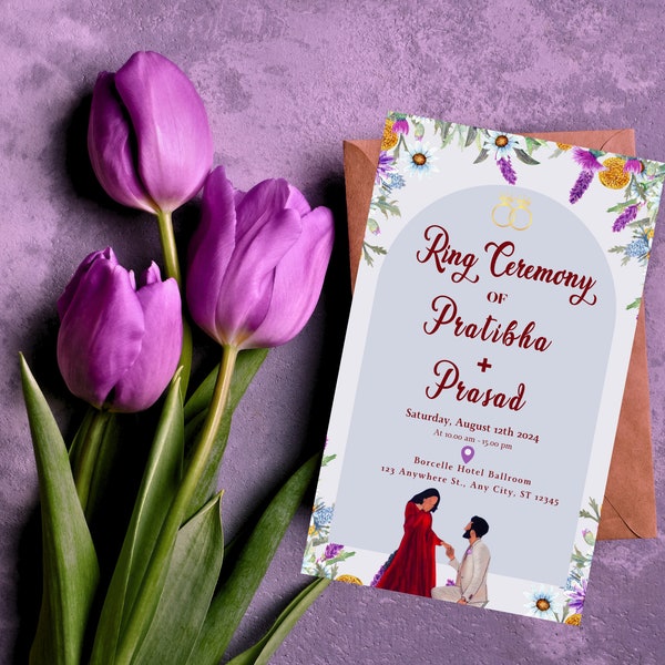 Ring Ceremony Cards - Etsy
