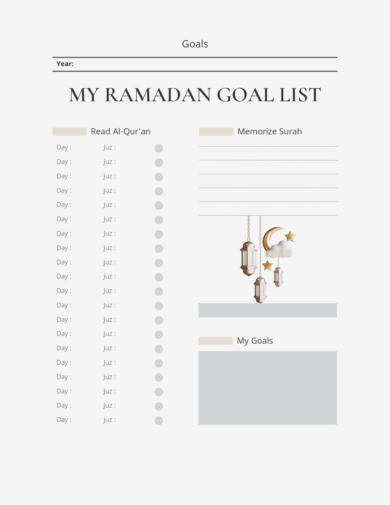 RAMADAN DIGITAL PLANNER Salah and Quran Tracker and to Do List,ramadan ...