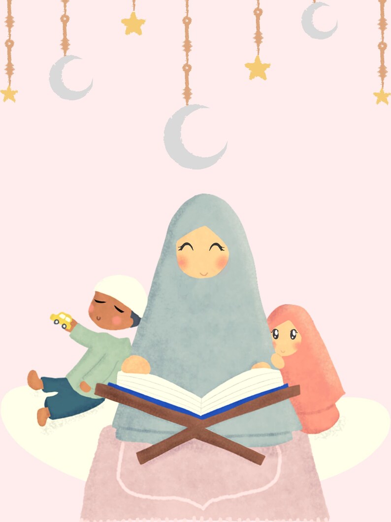 DIGITAL ISLAMIC KIDS Wall Art Decor, Kids Inspirating Islamic Decor for ...