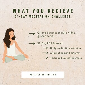 21 Days Health Challenge, Wellness Planner, Guided Meditation, Self ...