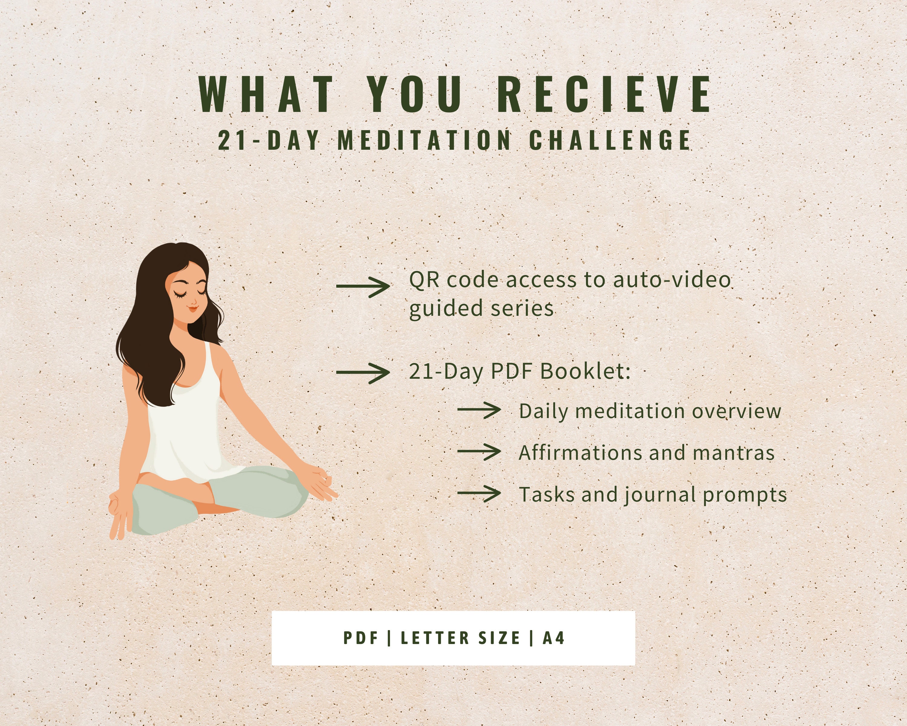 21 Days Health Challenge, Wellness Planner, Guided Meditation, Self ...